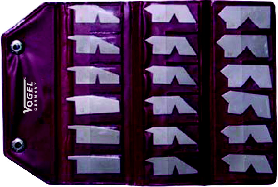 Gabarits d'angles | 5 - 90 degrés | 18 gabarits