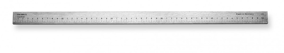 Règle graduées avec bords et côtés plats | Scala-420.109